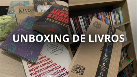 O Maior Unboxing De LIVROS NOVOS Do Canal YouTube