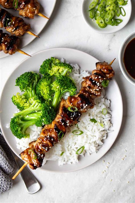 Recette de Brochettes de Poulet Teriyaki Grillées Actualité