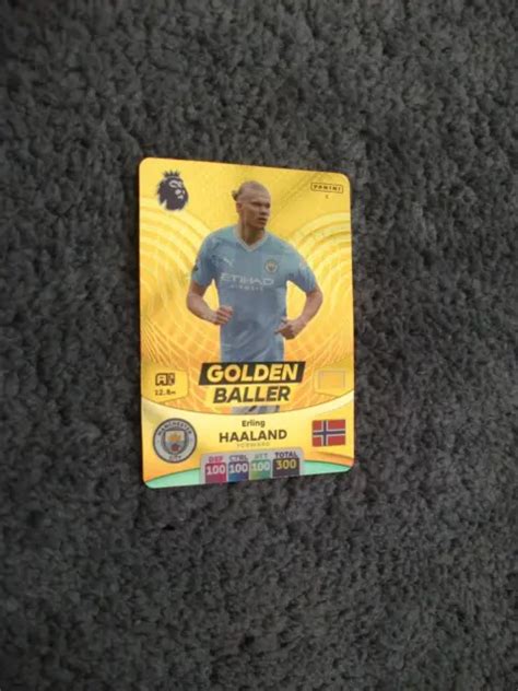 PANINI PREMIER LEAGUE Adrenalyn XL 2024 6 Erling Haaland Golden