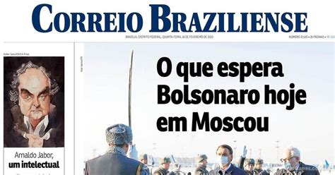 Capa Correio Braziliense Edi O Quarta De Fevereiro De