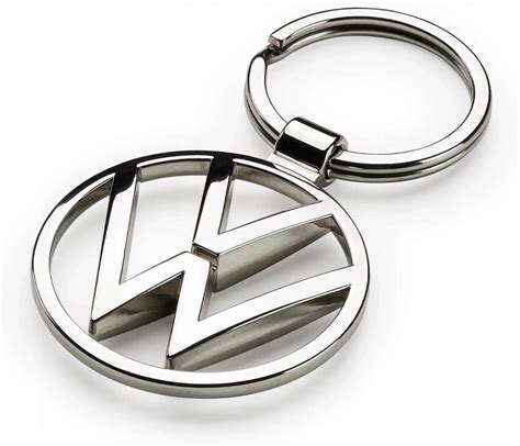 Volkswagen Brelok Do Kluczy Vw Nowe Logo Srebrny Oryginał Gadżety