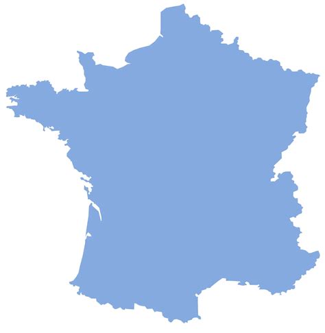 Blank France Map MapSof Net