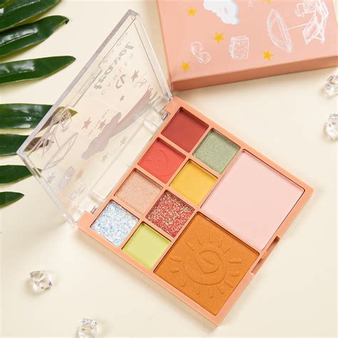 Rainbow 10 Color Eyeshadow Palette Silia Beauty