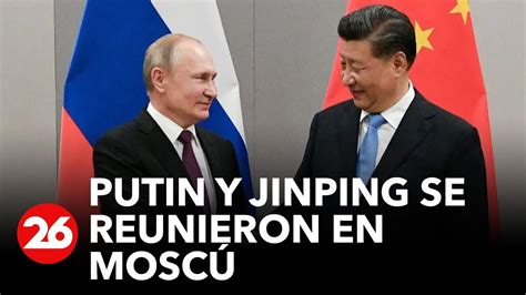 Vladimir Putin y Xi Jinping se reunieron en Moscú el líder chino