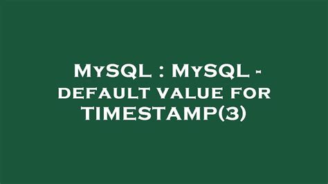 How To Set Default Value For Timestamp In Oracle Printable Forms Free