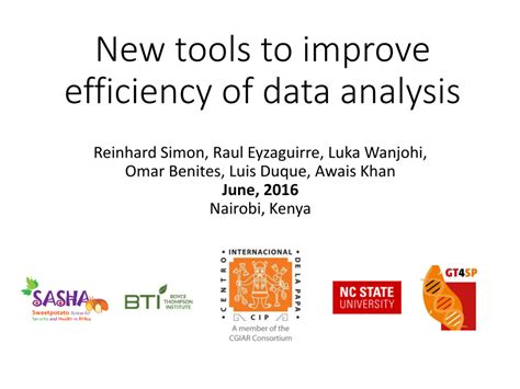 pdf new tools to improve efficiency of data analysis