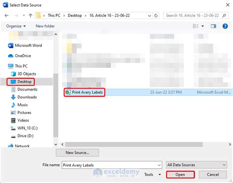 How To Print Avery Labels From Excel Simple Methods