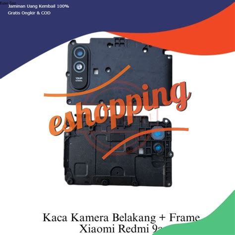 Jual LENSA CAMERA KACA KAMERA BELAKANG FRAME XIAOMI REDMI 9A Ori