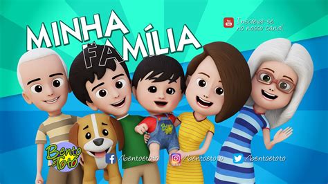Bento e Totó Minha Família Desenho Infantil YouTube