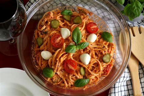 Pesto Rosso Nudelsalat Rezept Kochrezepte At