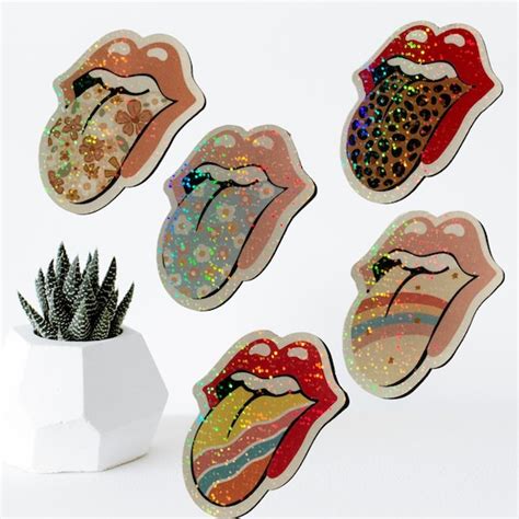 Rolling Stones Sticker Rolling Stones Gift Musical Band Etsy