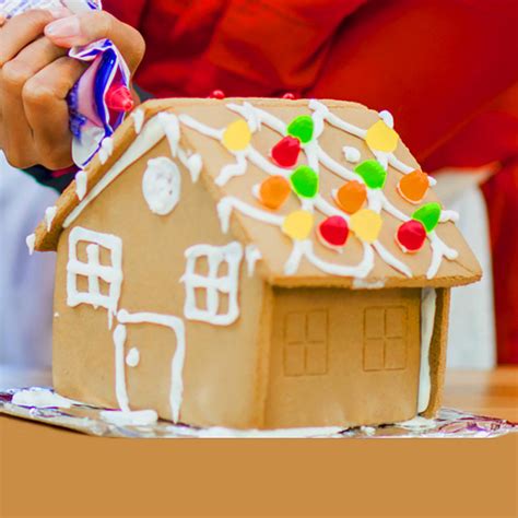 Casita de jengibre para Navidad Receta para niños
