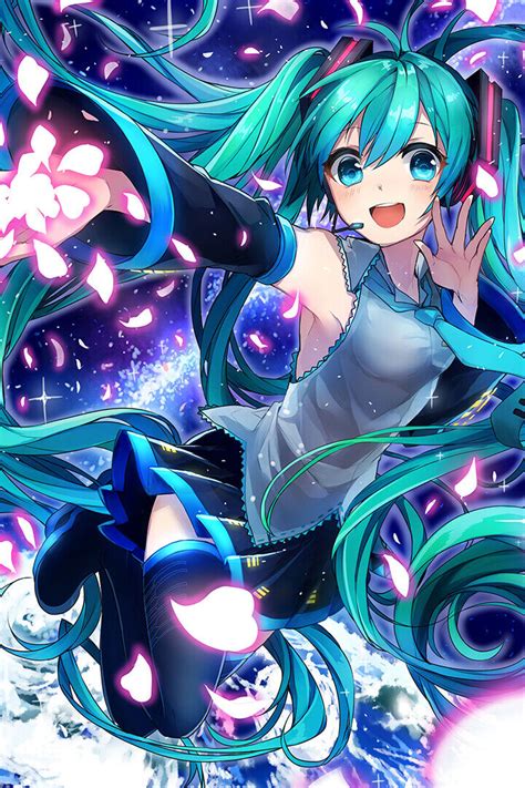Hatsune Miku Vocaloid Anime Print Painting Wall Art POSTER 20x30 EBay