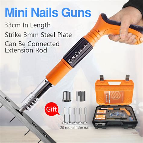 In Stock Pcs Nails Nail Guns Manual Steel Mini Nail Guns Firing