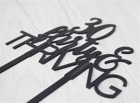 Flirty Thriving Cake Topper Funny Th Birthday Party Decor Dirty