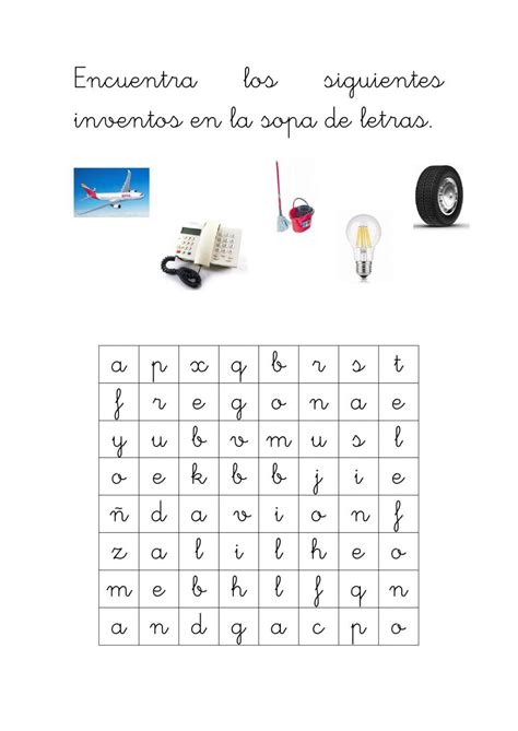 218330 Sopa De Letras De Inventos Sefergon