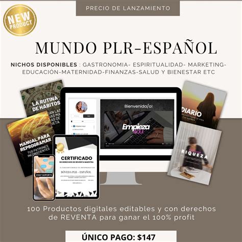 MUNDO PLR ESPAÑOL Luz María pastor Hotmart