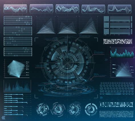 Dise O De Interfaz Futurista Hud Vector Premium