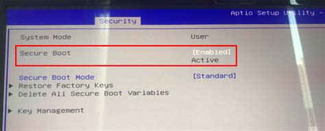 Activer Le Secure Boot Sur Un PC UEFI Le Crabe Info