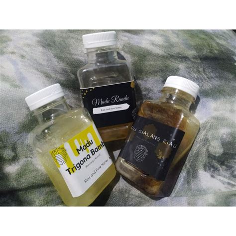 Jual Kemasan Trial Madu Mentah Raw Honey Madu Trigona Bambu Shopee