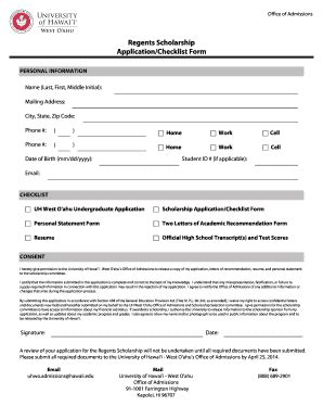 Fillable Online Uhwo Hawaii Two Letters Of Academic Recommendation Form