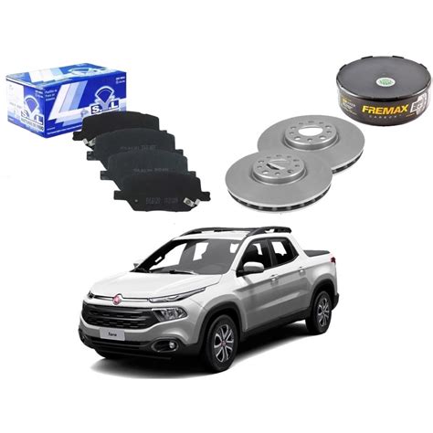 Kit Disco Pastilha Freio Dianteiro Syl Fremax Original Fiat Toro