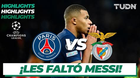 Highlights PSG VS Benfica UEFA Champions League 22 23 J4 TUDN