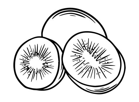 Coloriages De Kiwis Adorables Coloriages De Kiwis Des Coloriages The