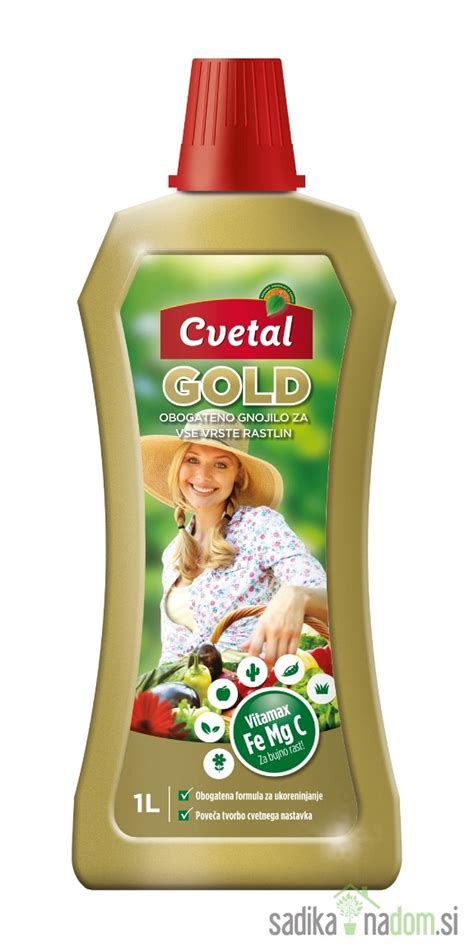 Cvetal tekuće gnojivo Gold Sadnica u dom