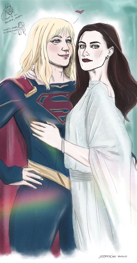 Casais Lésbicos Fofos Em Super Girl