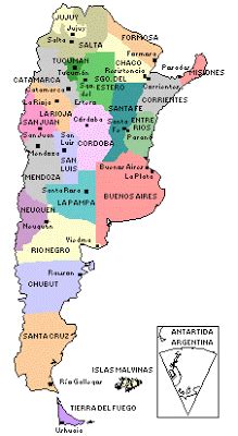 Argentina Provincias Con Capitales Buscar Con Google Mapa De