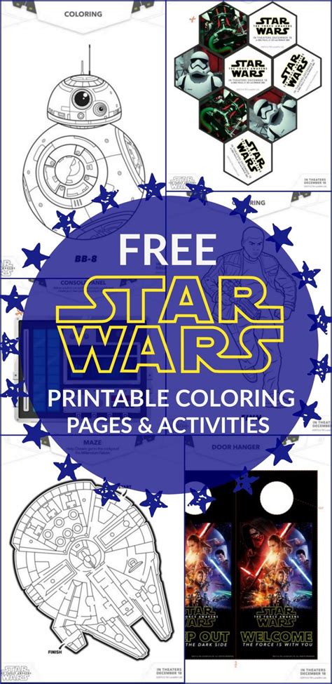 The Force Awakens 21 Star Wars Printable Coloring Pages
