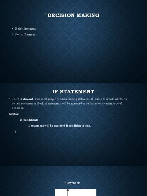 decision making pdf control flow computer engineering