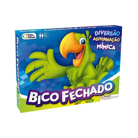 Jogo Tabuleiro Bico Fechado Pais e Filhos Mimica Adivinhação Diversão
