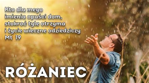 Różaniec o dar życia wiecznego YouTube