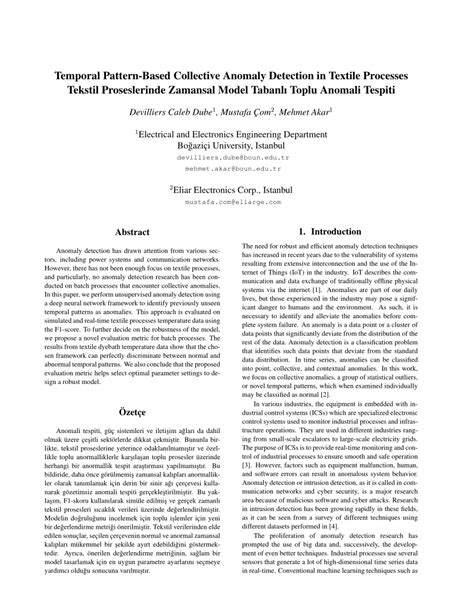 pdf temporal pattern based collective anomaly detection in textile processes
