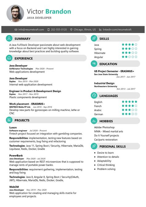 Java Developer Resume Sample Writing Tips Resumekraft The Best Porn
