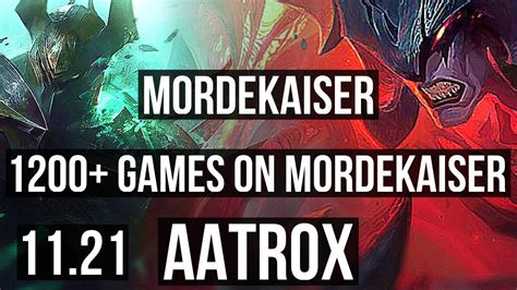 Morde Vs Aatrox Top Defeat M Mastery Games Kr Master