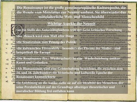 Renaissance Reformationszeit Und Humanismus Ppt Herunterladen