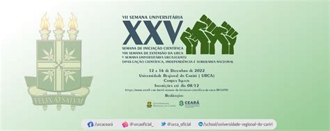A VII SEMANA UNIVERSITÁRIA XXV Semana de Iniciação Científica VIII