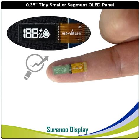 Winziges Kleineres P Digitales Segment Pmoled Oled Lcd Display