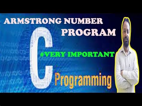 Armstrong Number Program In C Write A Program In C To Check Whether