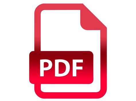 Pdf Icon On Transparent Background Png