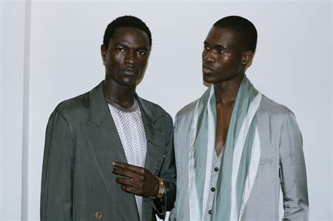 Backstage At Giorgio Armani Men S Spring 2024 PHOTOS