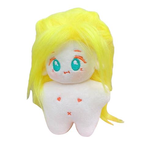 Greenhome 10CM Naked Cotton Doll Colorful Hair DIY Hairstyles Cute Big