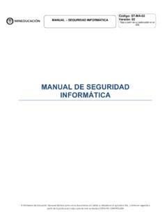 MANUAL DE SEGURIDAD INFORMÁTICA manual de seguridad inform 193