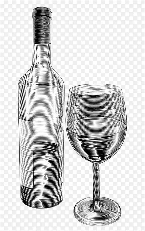 葡萄酒瓶酒杯插画矢量素描图案PNG图片素材下载 图片编号ymrlpgna 免抠素材网