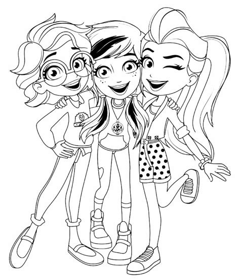 Desenho De Amigo Da Polly Pocket Para Colorir Tudodesenhos Vlr Eng Br