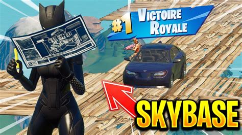 DÉFI Faire TOP 1 en SKYBASE en VOITURE sur FORTNITE SAISON 6