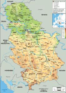 Maps Of Serbia Worldometer